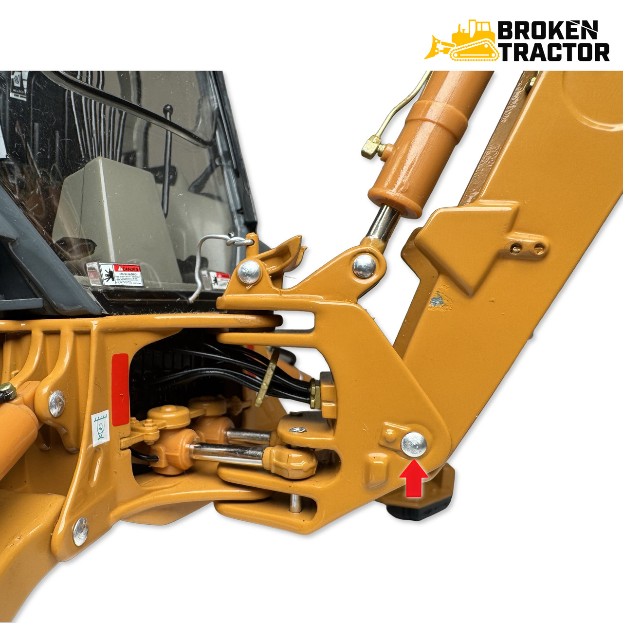 Case 580M, 580 Super M Pin Kit, Boom to Swing Tower | Broken