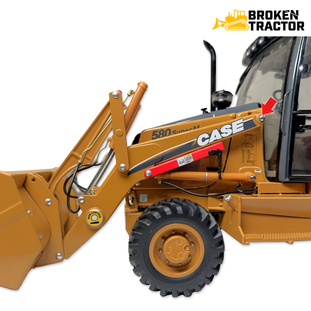 Case 580 Super M Pin Kit, Loader Frame to Chassis | Broken T