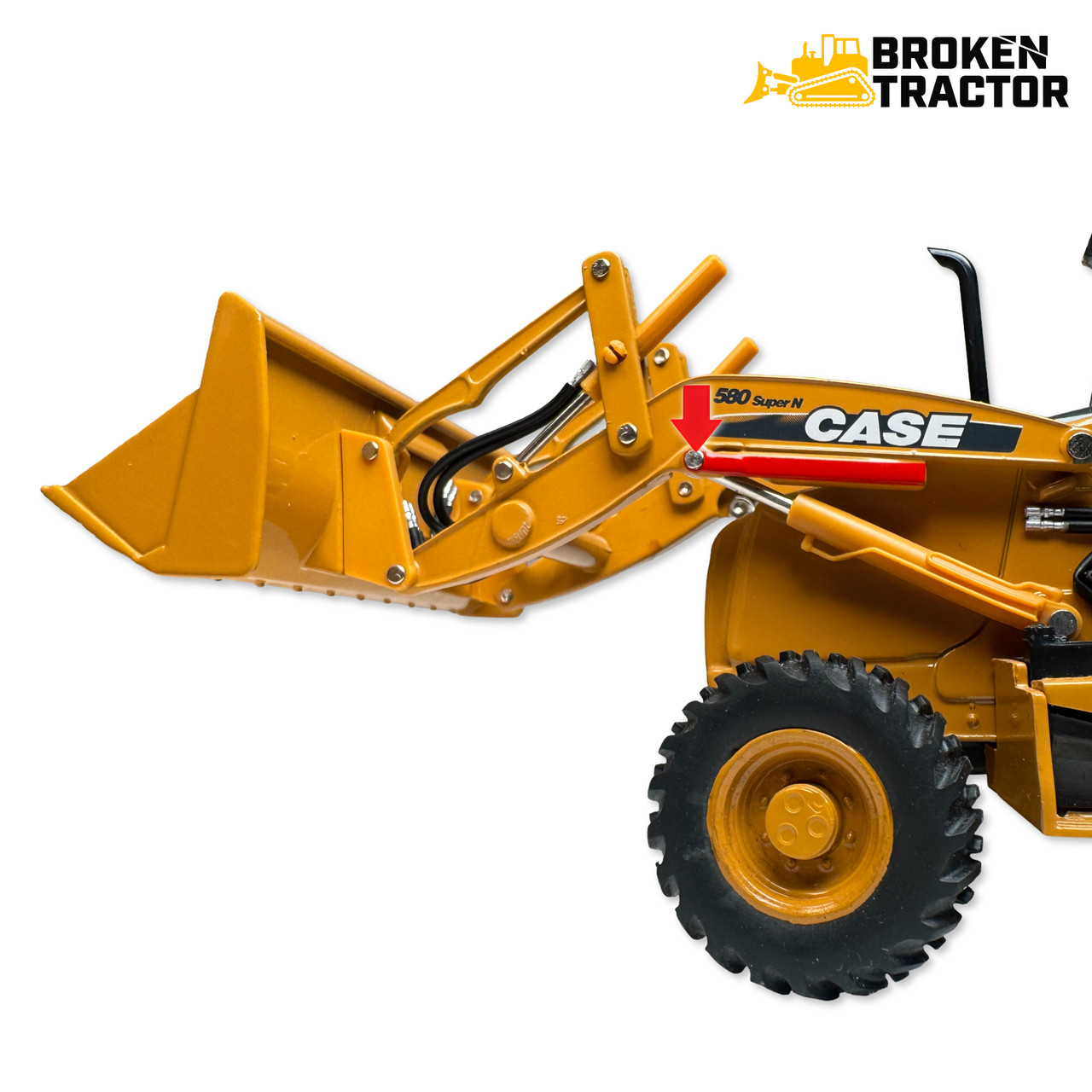 Loader Lift Cylinder to Loader Frame | Broken Tractor | 8421