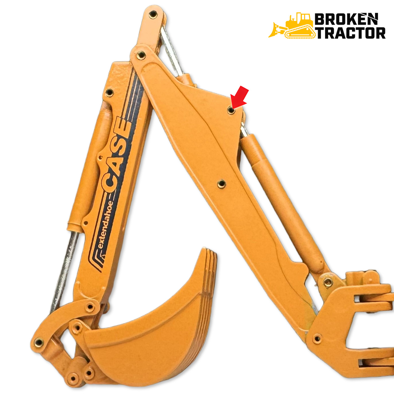 Case 580 Super L Pin Kit, Boom Cylinder to Boom | Broken Tra