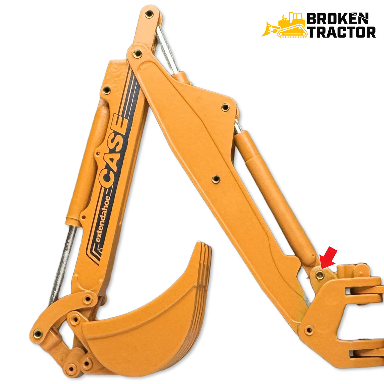 Case 580 Super L Pin Kit, Boom Cylinder to Swing Tower | Bro