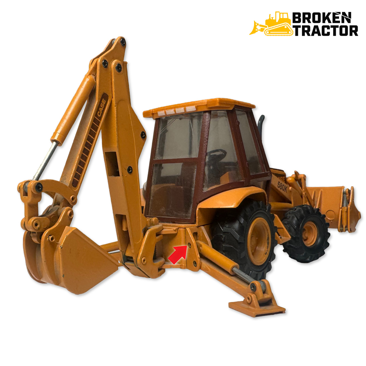 Case 580K Cylinder to Chassis Pin Kit | Broken Tractor | D13