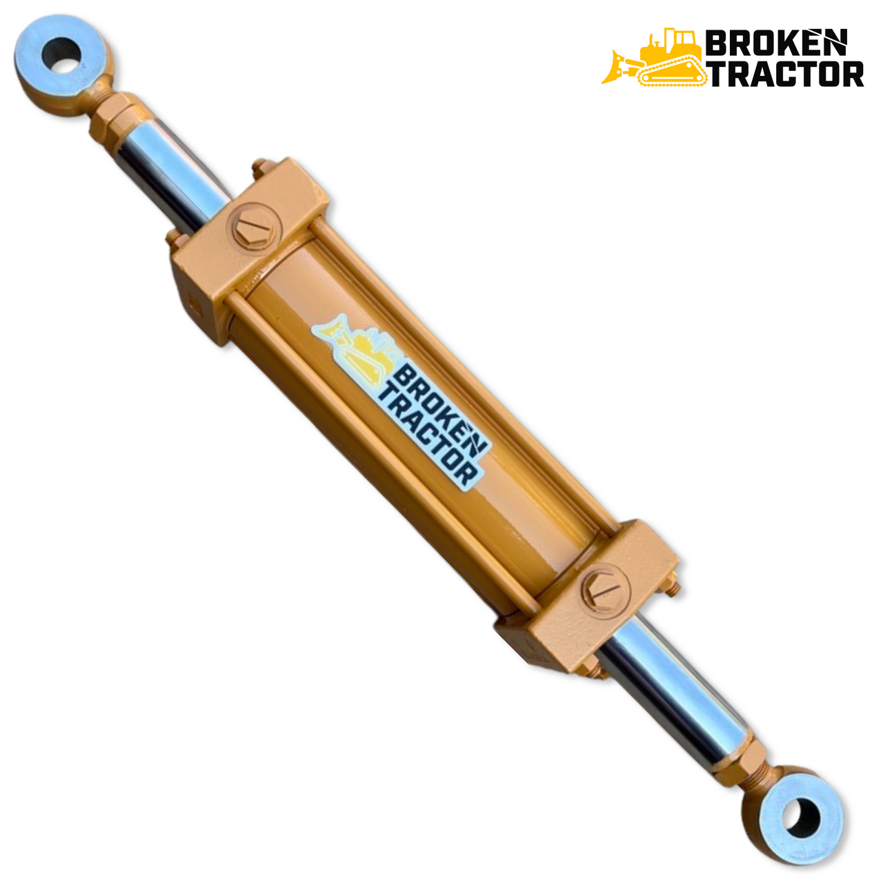 Case Backhoe Power Steering Cylinder - 2WD | Broken Tractor