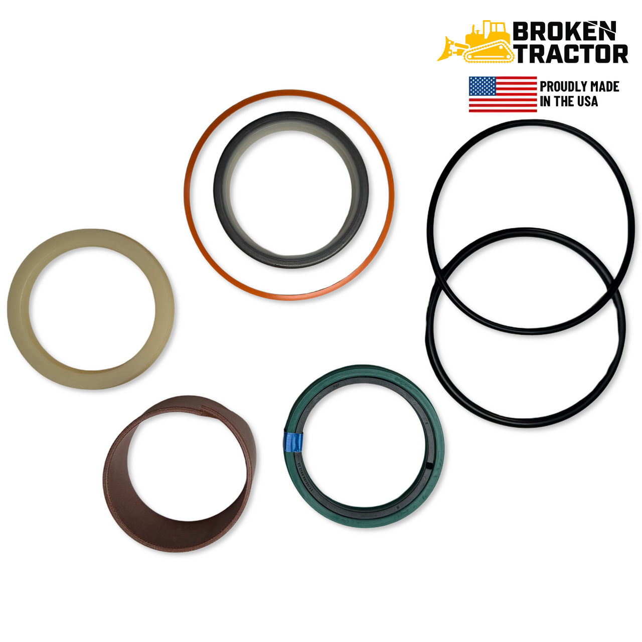 Case Dozer Blade Lift Cylinder Seal Kit for 1850K | Broken T