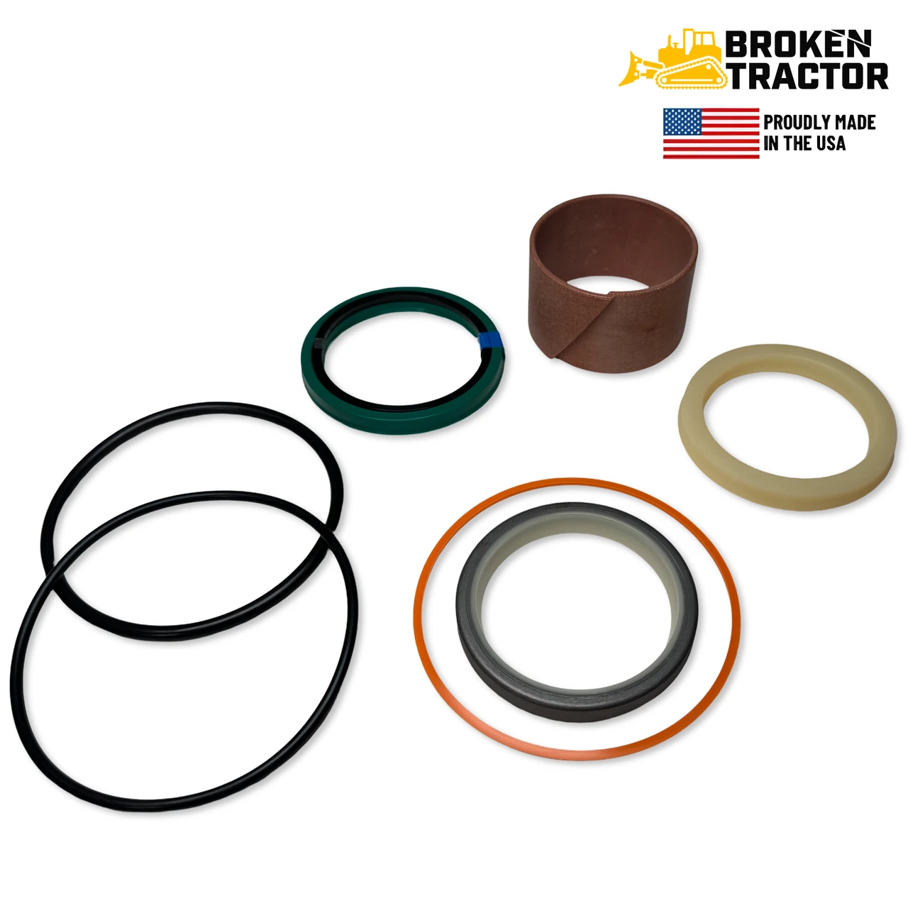 Case Dozer Blade Lift Cylinder Seal Kit for 1850K | Broken T