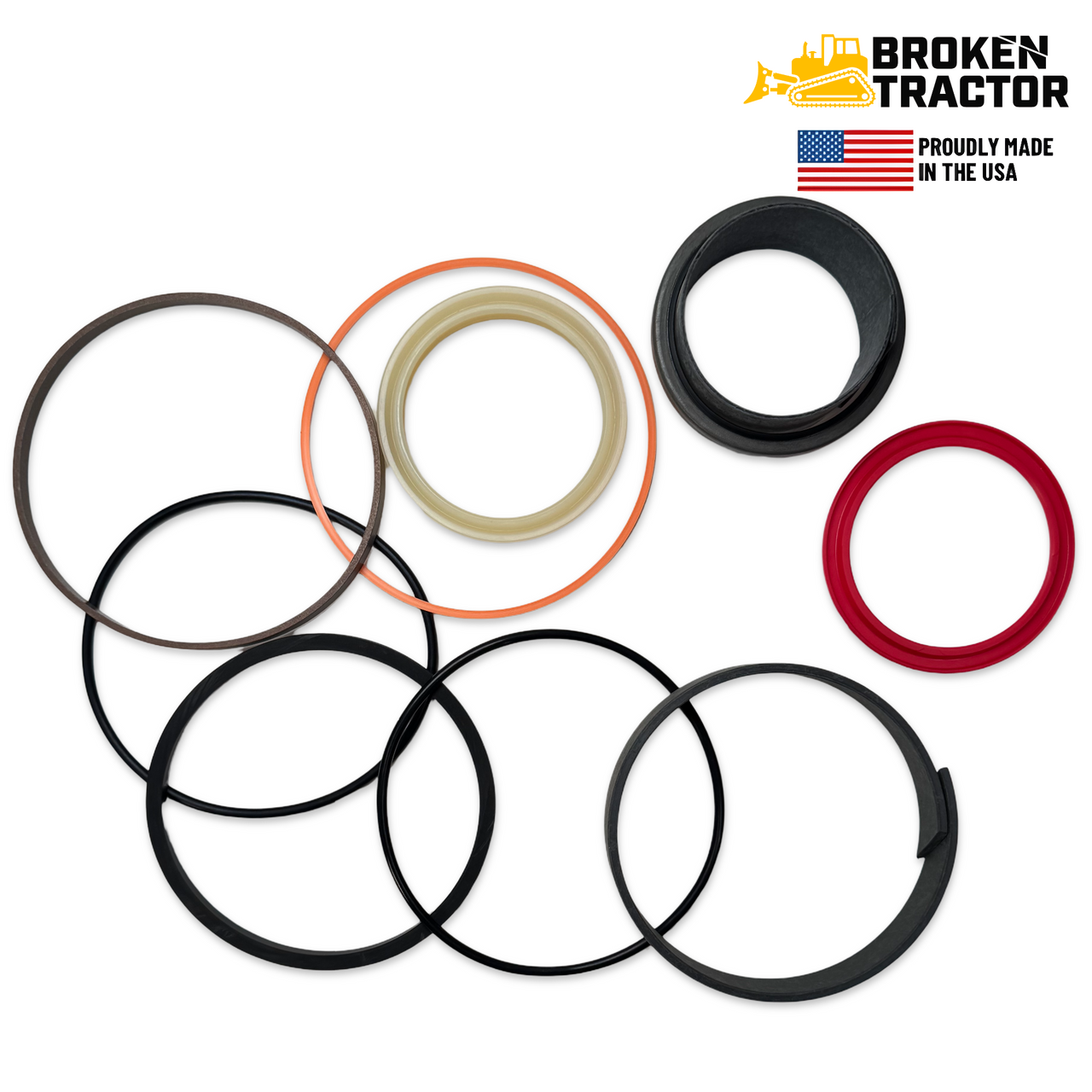 Loader Bucket Tilt Cylinder Seal Kit | Broken Tractor | 8743