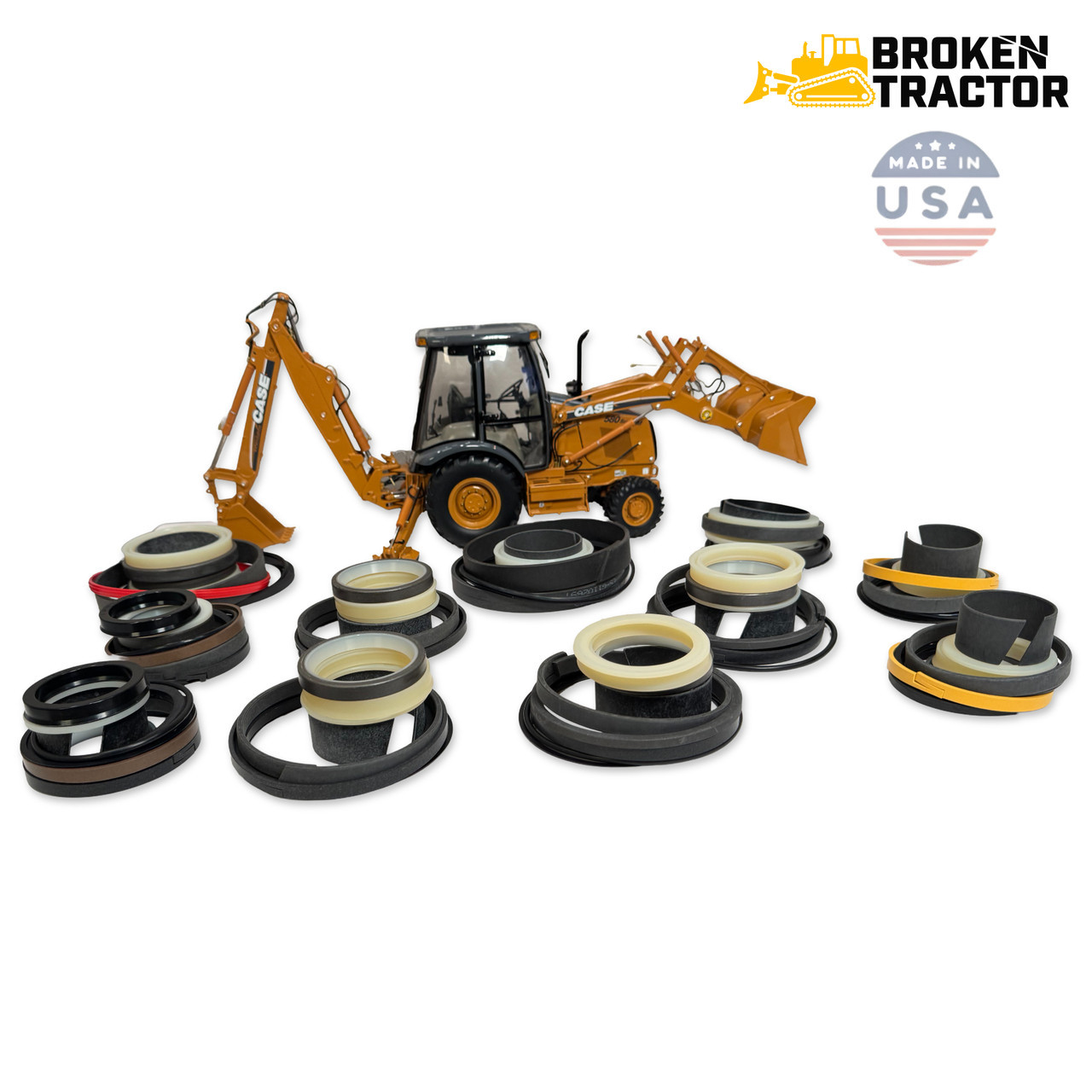 Case 580 Super M Series II & III Cylinder Seal Kit Package