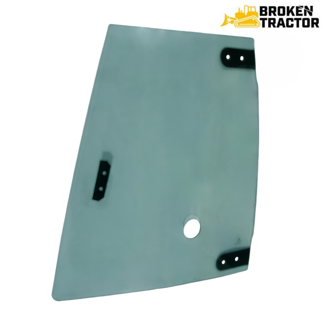 Left Upper Door Glass for Case 580N–590SN Backhoes