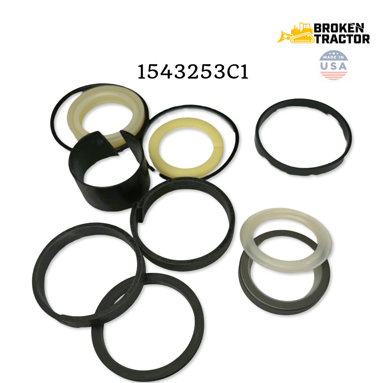 Bulldog or Hercules Hydraulic Seal Kits for Case Loader Buck