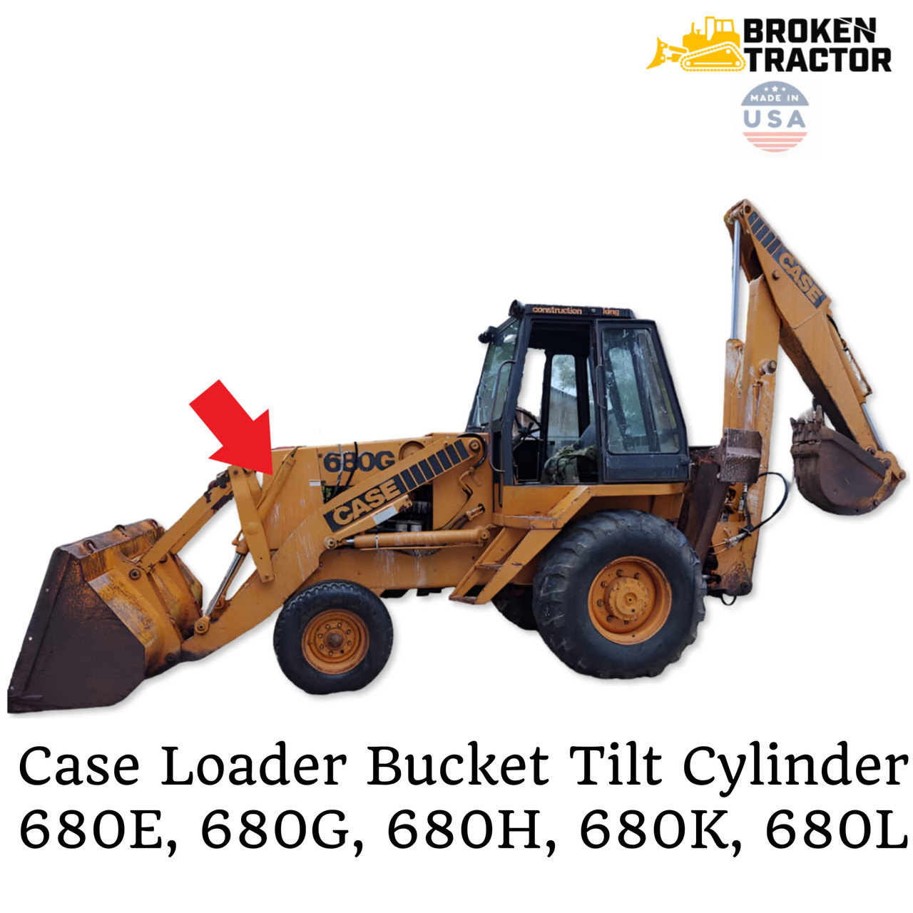 Case Cylinder Seal Kit -- Loader Lift Cylinder -- 1543262C1