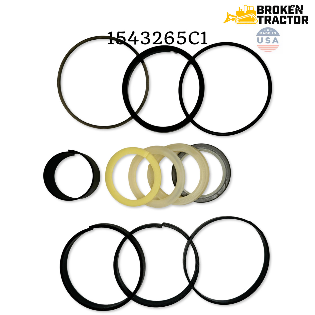 Hydraulic Cylinder Seal Kits for Case Backhoes & Dozers | Ma