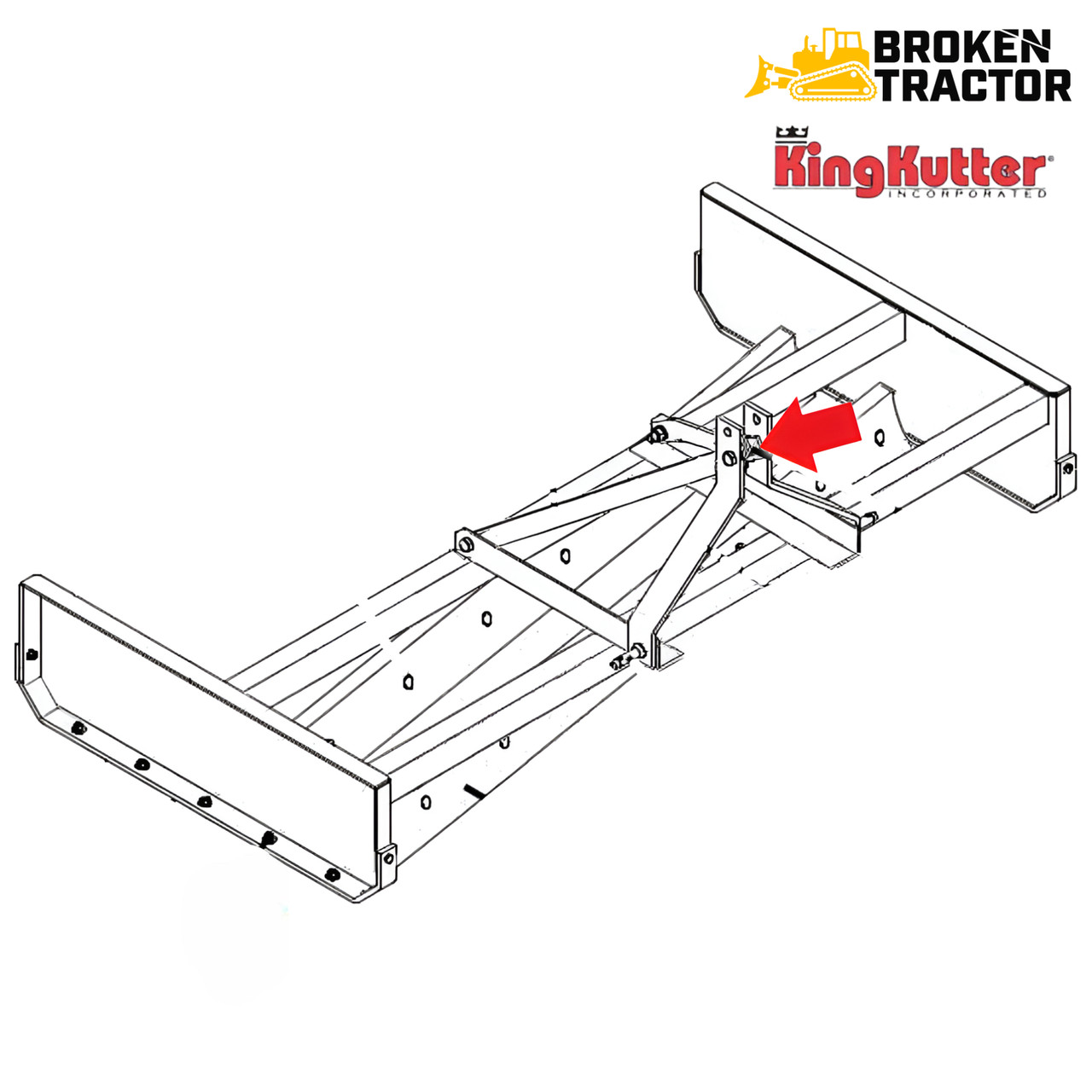 Top Link Hitch Spacer Kit | Broken Tractor | 501080