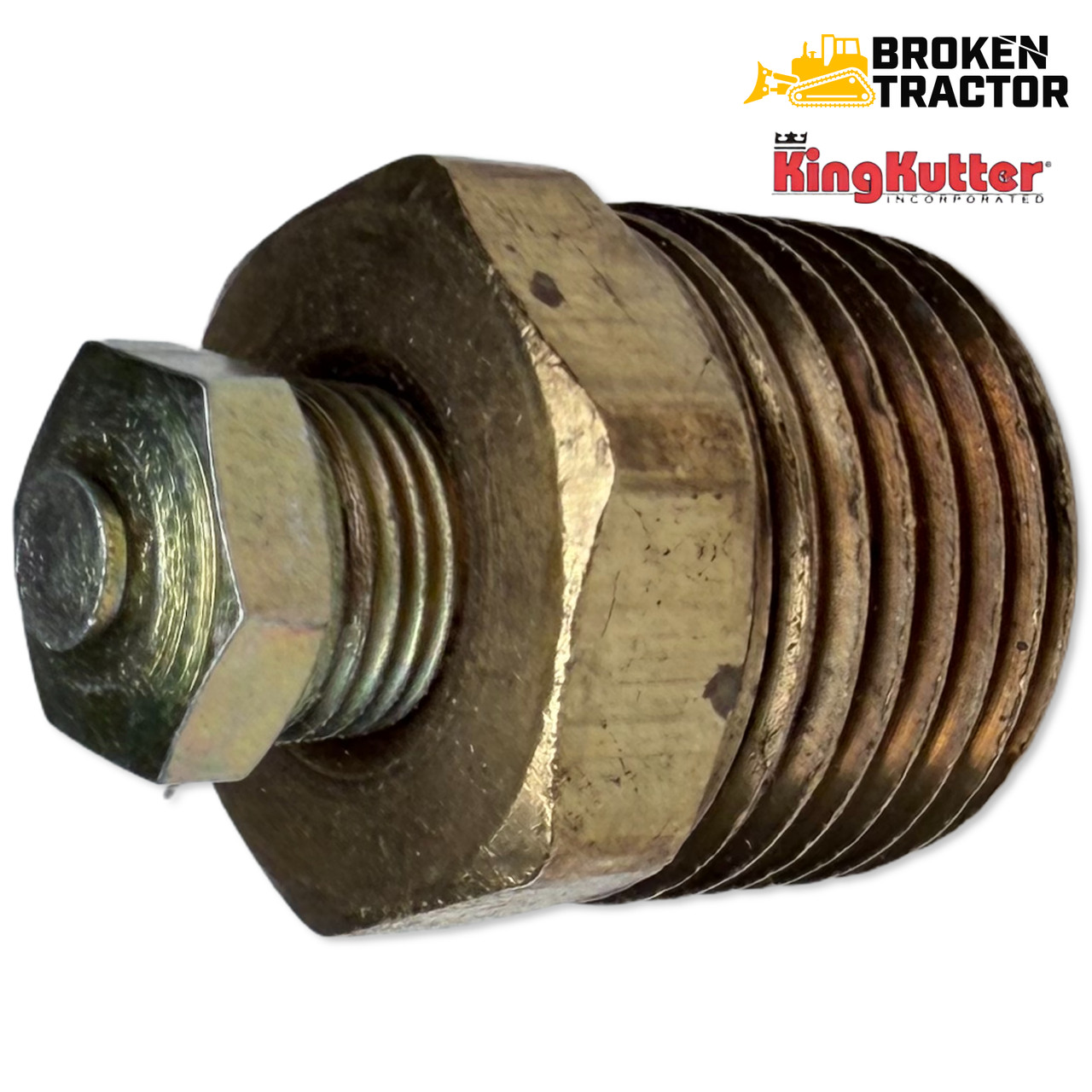 1/2" Pressure Relief Plug for King Kutter TG, TG-G & RTG Til