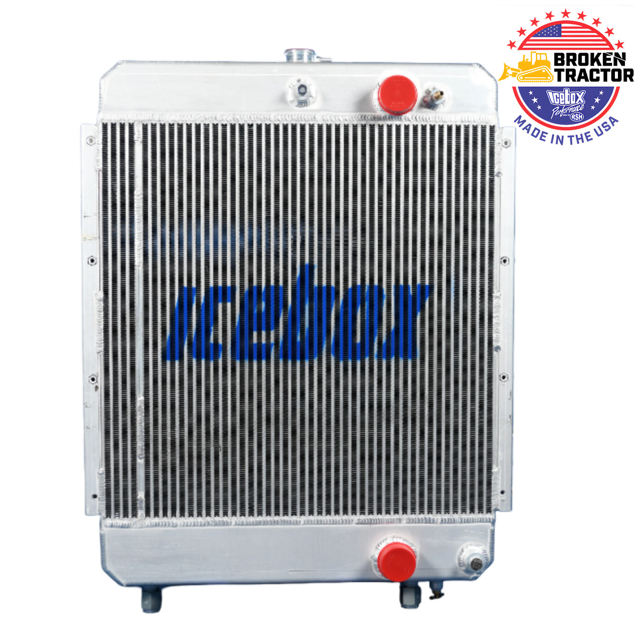 Aluminum Radiator w Hydraulic Oil Cooler for Case 621, 621B,