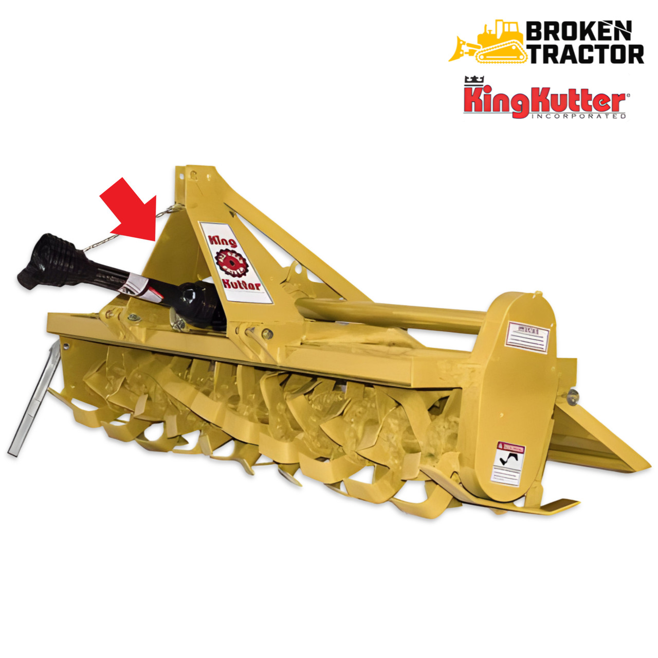 King Kutter Rotary Tiller Right Hand Lift Arm | Broken Tract