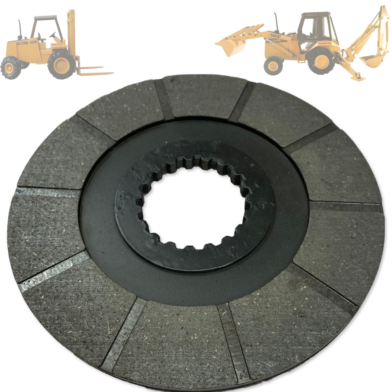 Case Backhoe / Forklift Dry Brake Disc -- A153982 | Broken T