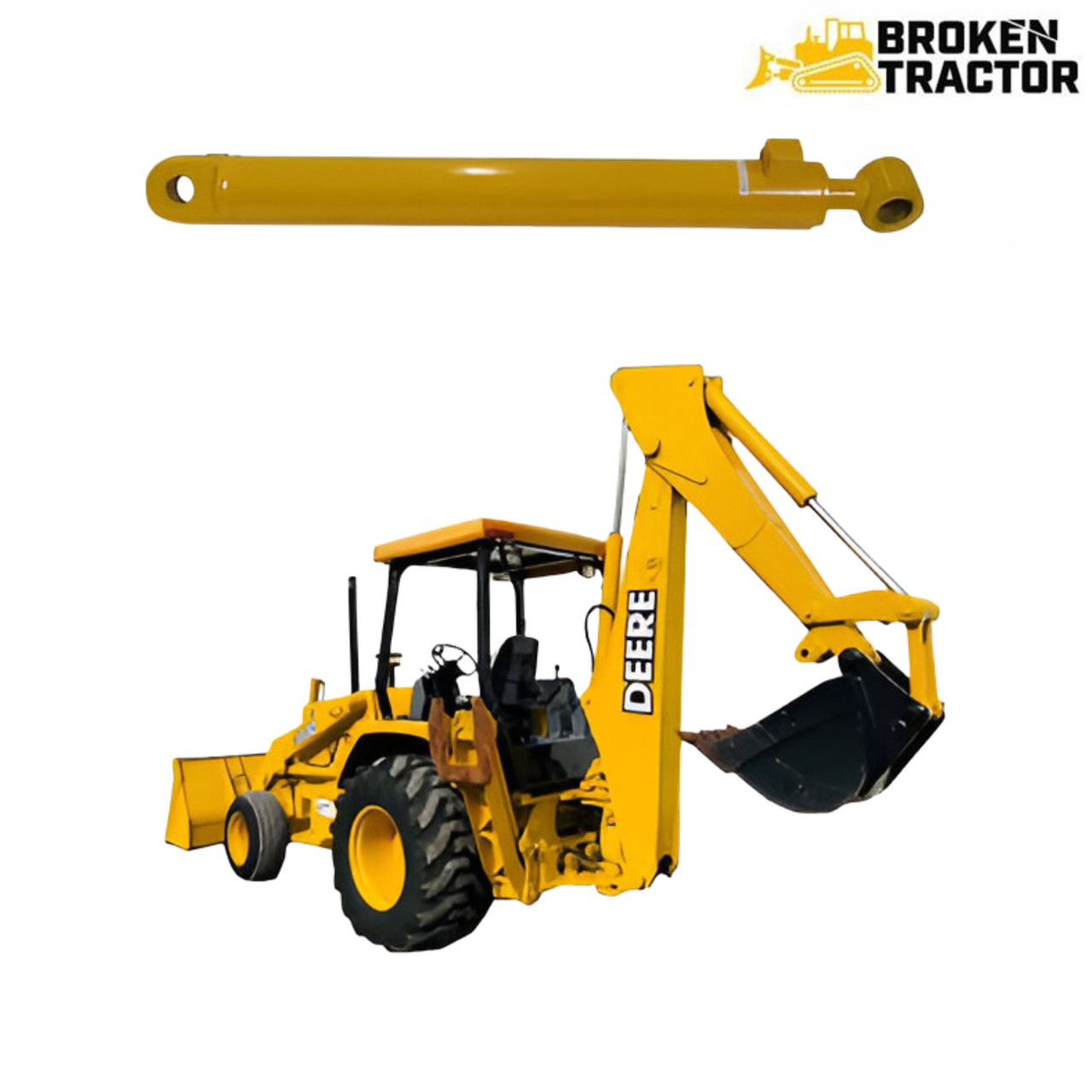 AH147722 John Deere Backhoe Bucket Cylinder | Broken Tractor