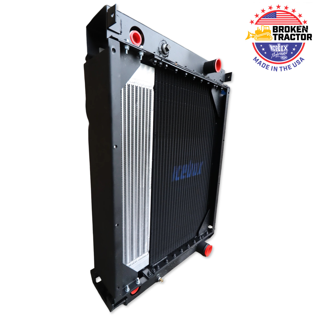 Case Dozer Radiator | Broken Tractor | 84377348, 87449353
