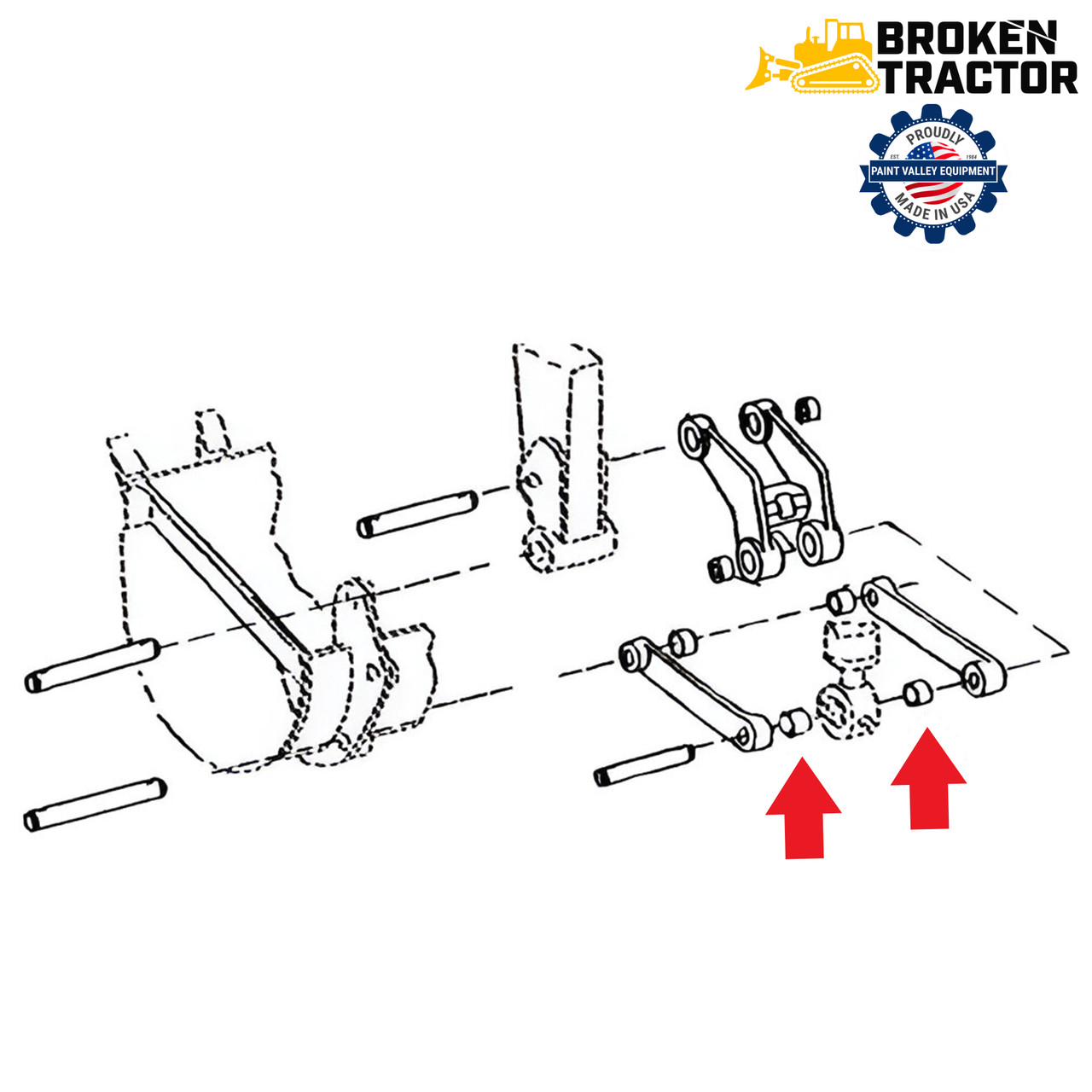 Backhoe Bushing | Broken Tractor