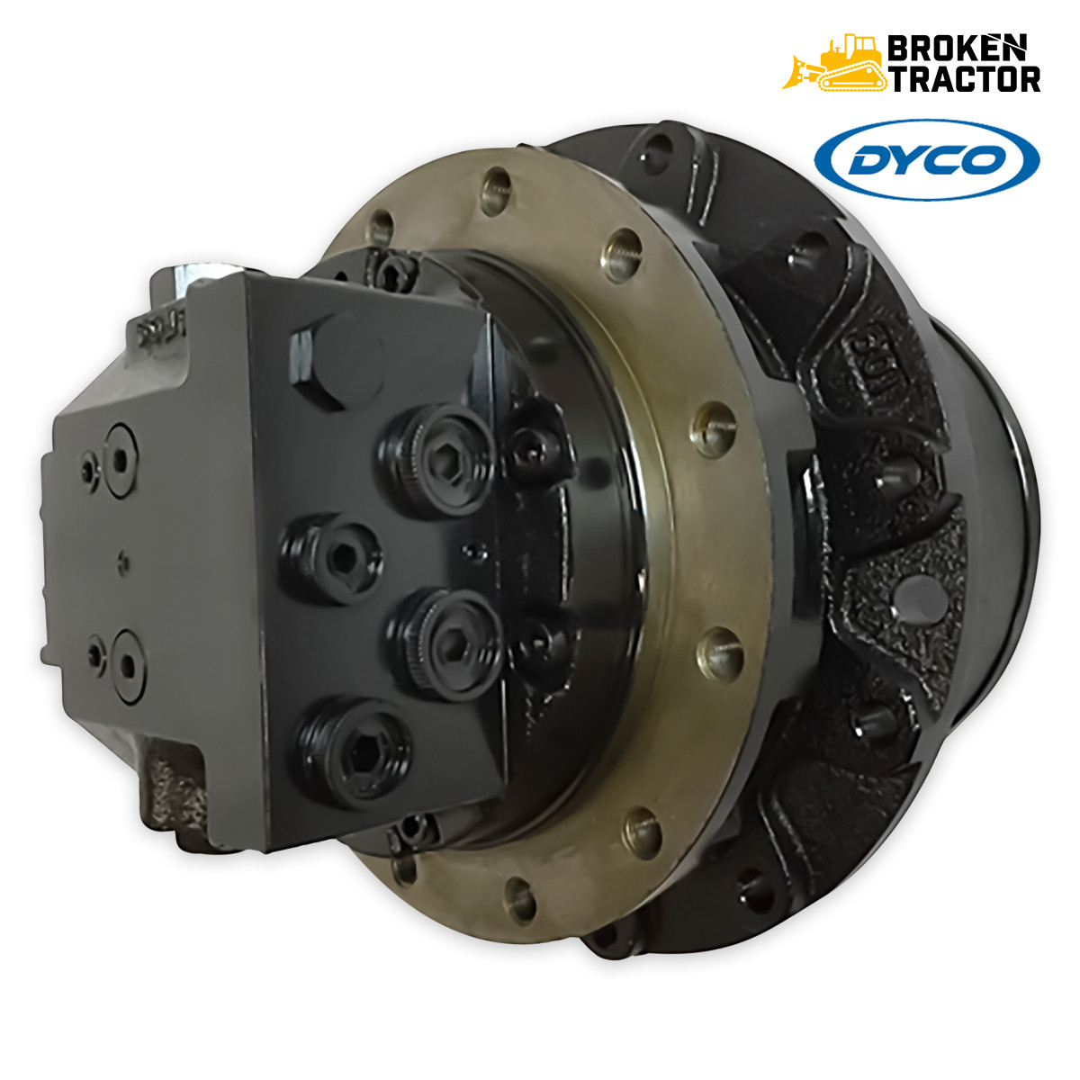 Case 9007, 9007B Excavator Track Drive Motor - Dyco Brand