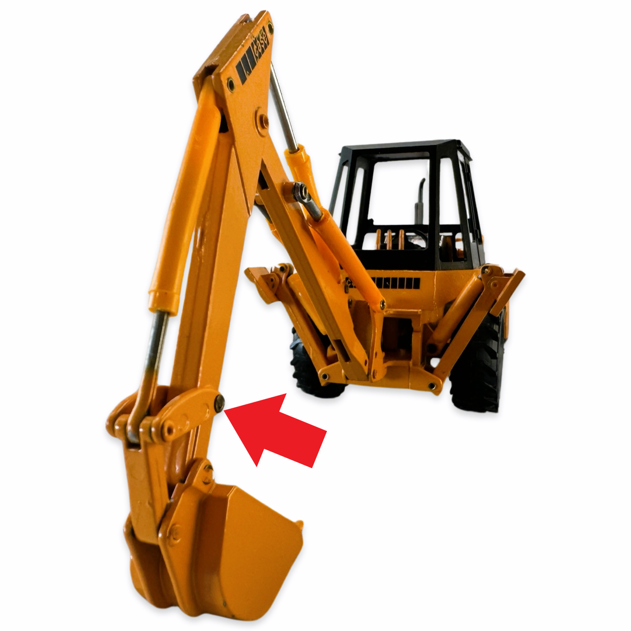 Connecting Link, Left Hand for Case 580B, 580C Backhoes - Pa