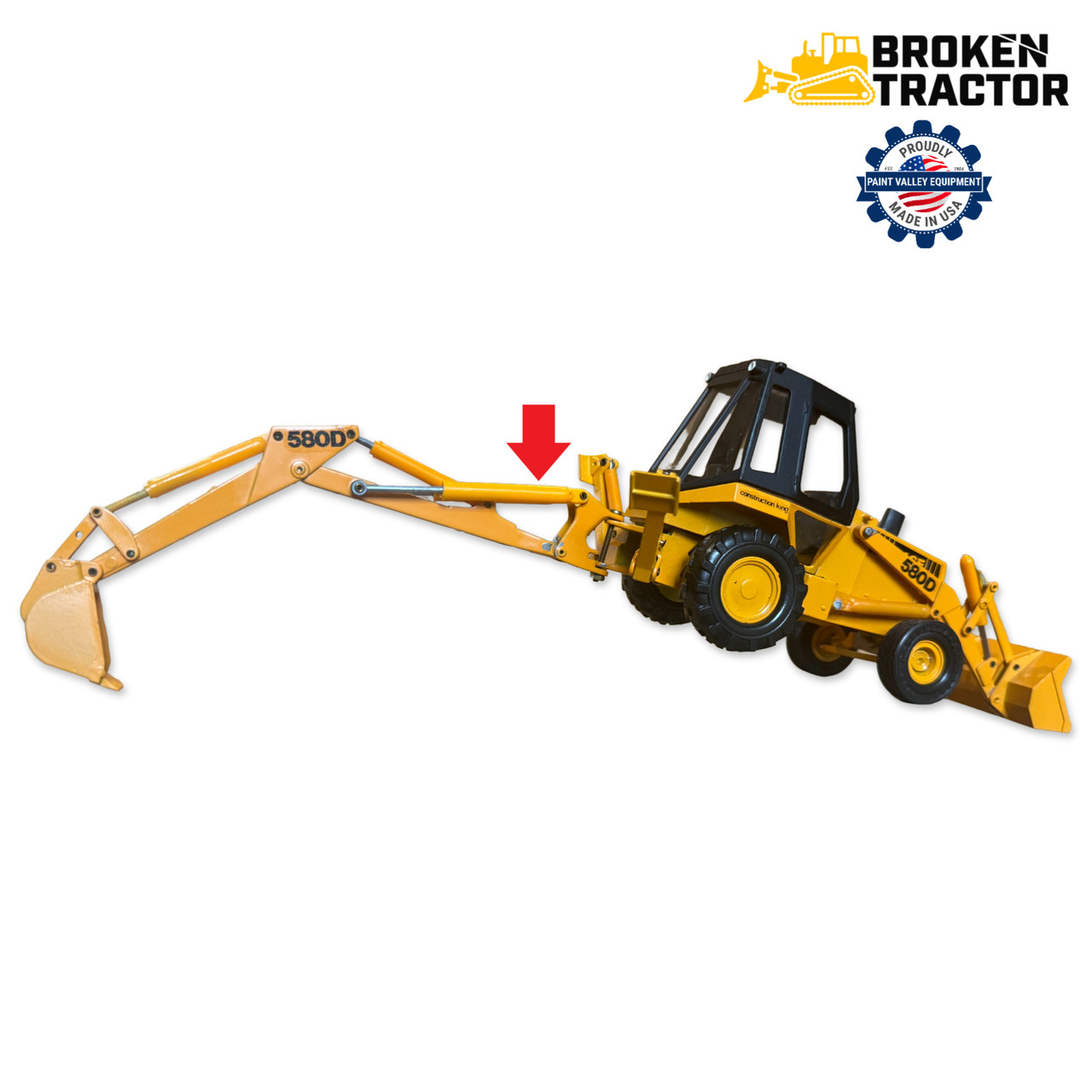 Case Hydraulic Cylinder Piston | Backhoe Boom Cylinder | Broken Tractor ...