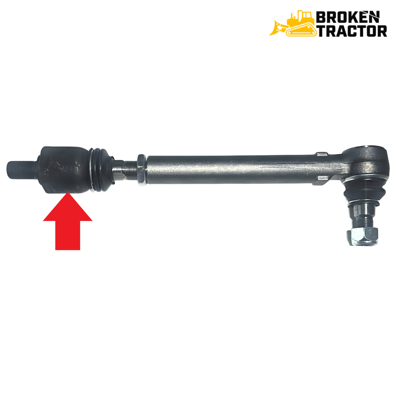 Case Backhoe Steering Cylinder Swivel Ball Joint | Broken Tr