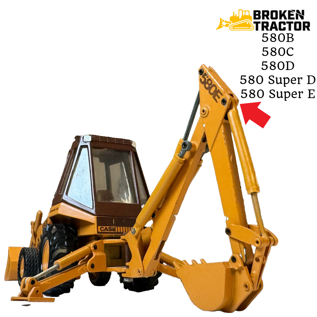 Case Backhoe Pin, Stabilizer Cylinder Tube to Frame and Bucket Cylinder ...