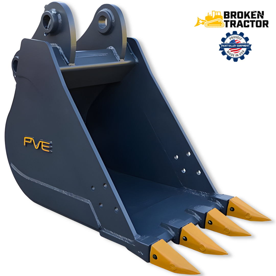 Komatsu 24-Inch HD Excavator Bucket - Made in USA | Broken T