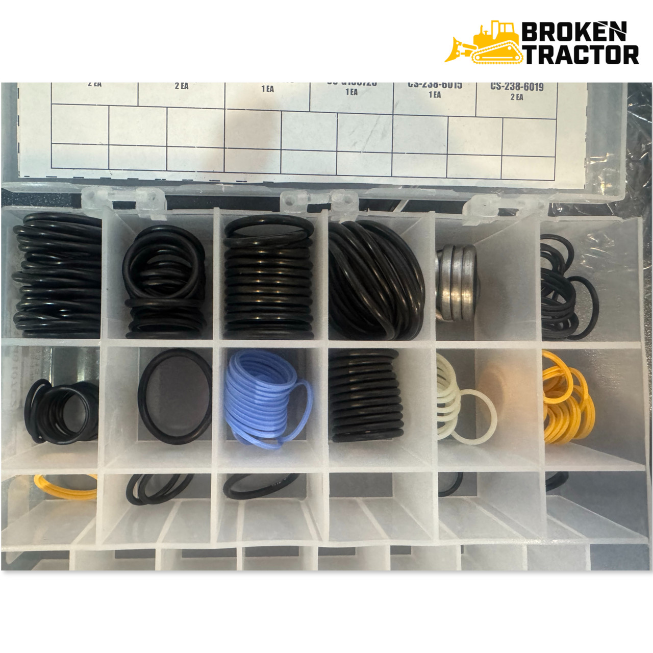 Case 580L-590SM Backhoe Control Valve Resealing Kit | Broken