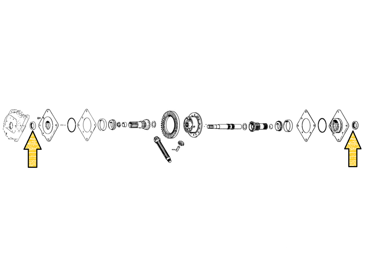 Case Backhoe Brake Seal - Fits 580CK, 580B, 580C, 580D and More ...