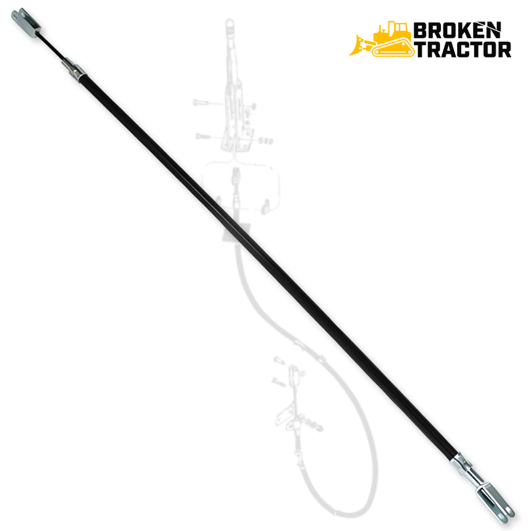 Parking Brake Cable for Case Backhoes - 39.5" Length | Broke