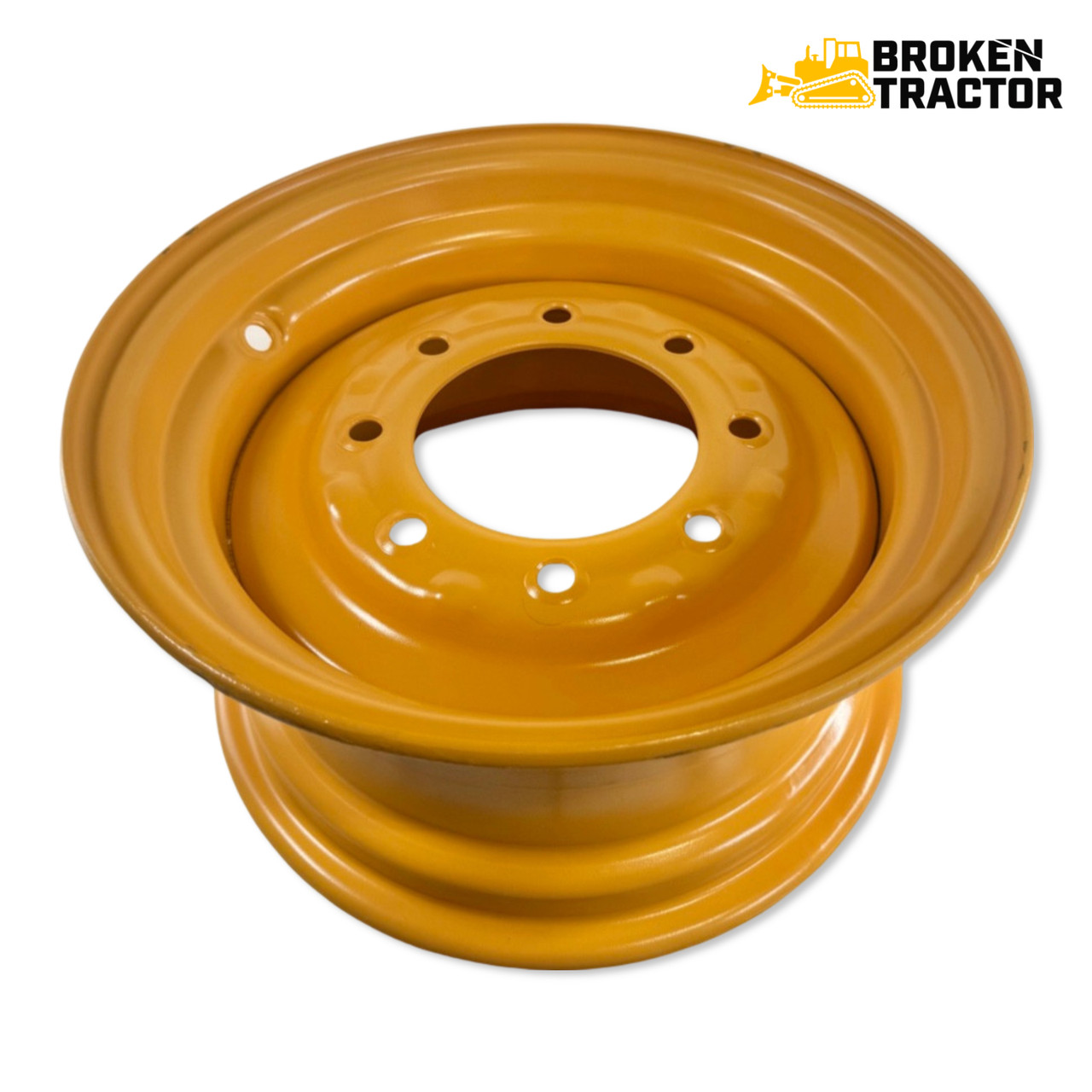 Case Backhoe 16" Front Wheel Rim (Two-Wheel Drive) | Broken