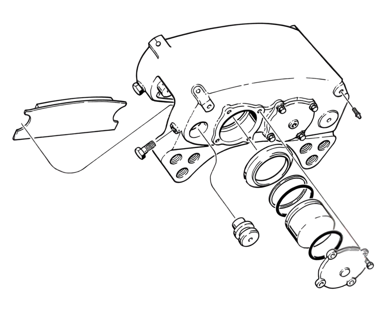 Case Wheel Loader Brake Piston -- D77523 | Broken Tractor