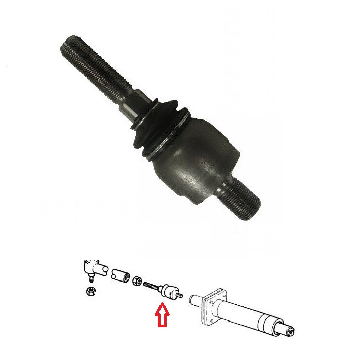 Front Axle Swivel Ball Joint for Case Backhoes & Forklifts