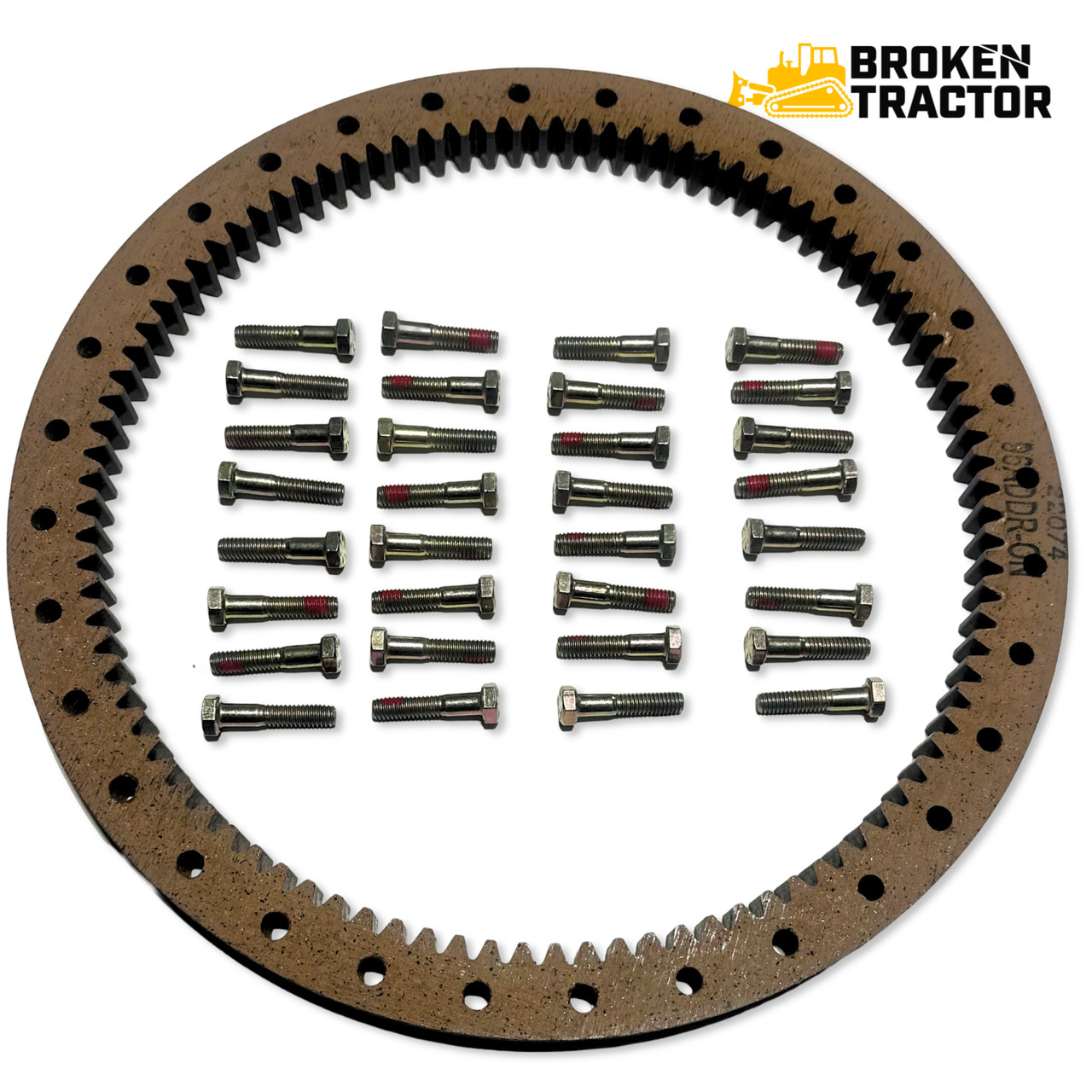 Torque Drive Ring Gear with Bolt Kit for Case Loaders | Brok