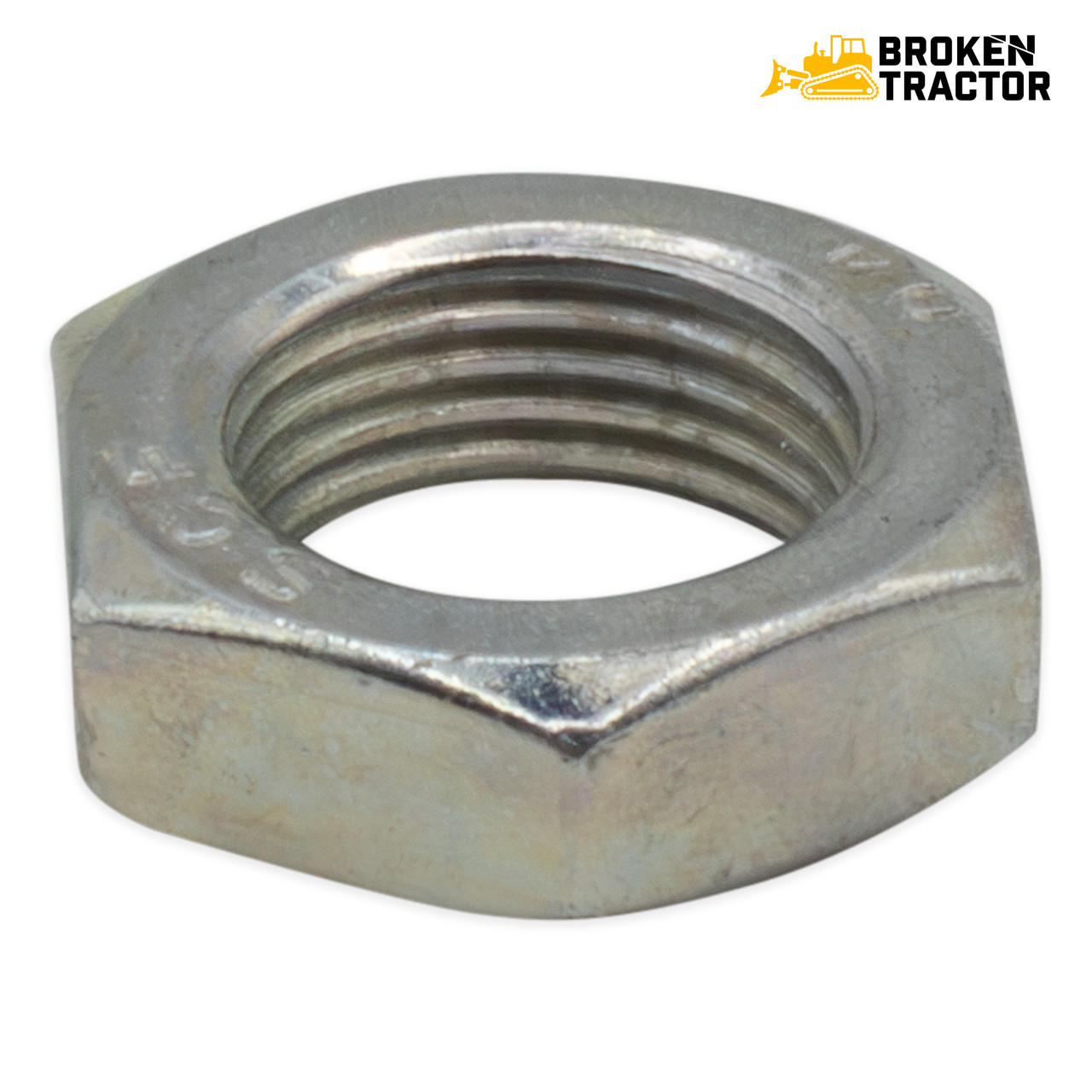 Case Backhoe Front Axle Steering Cylinder Jam Nut | Broken T