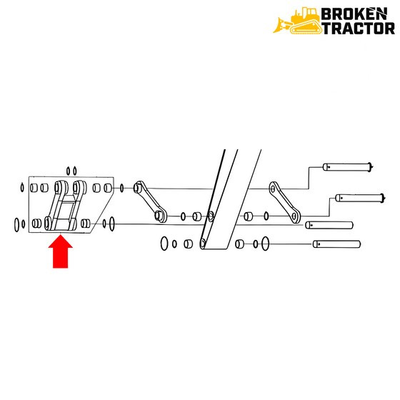 Bucket H-Link | Broken Tractor | YN12B01849F1