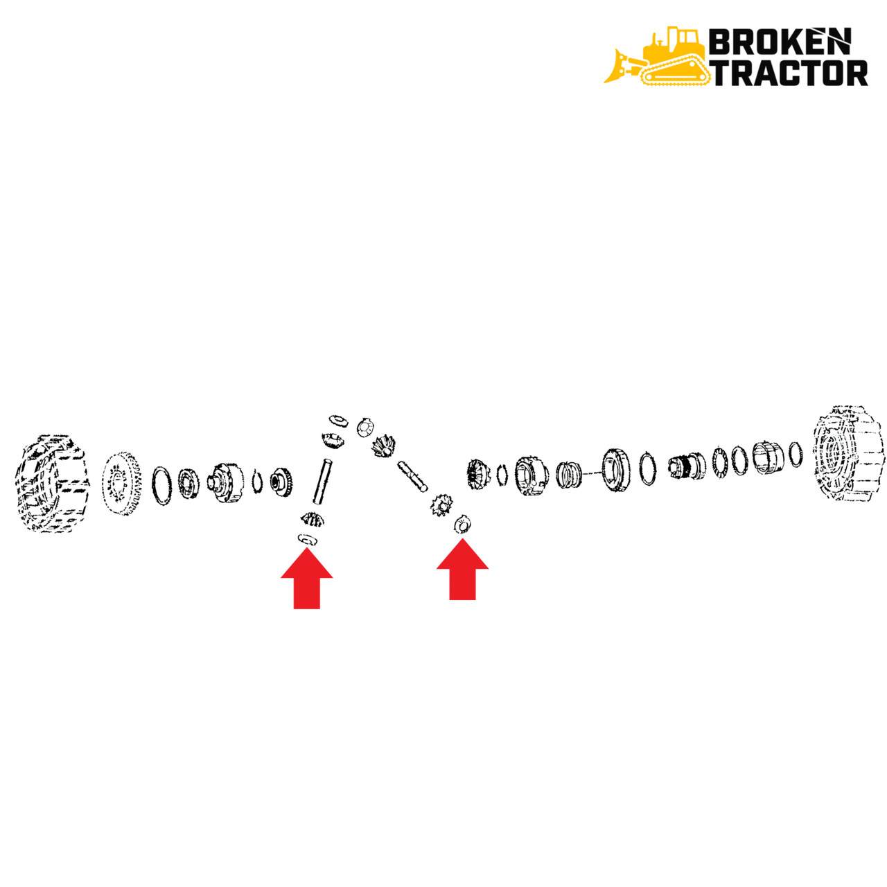 Thrust Washer for Differential Spider Gear for John Deere Ba