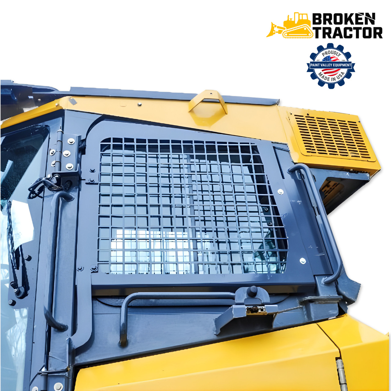 JD Dozer Side Screen Kit (Cab) | Broken Tractor | AT413011