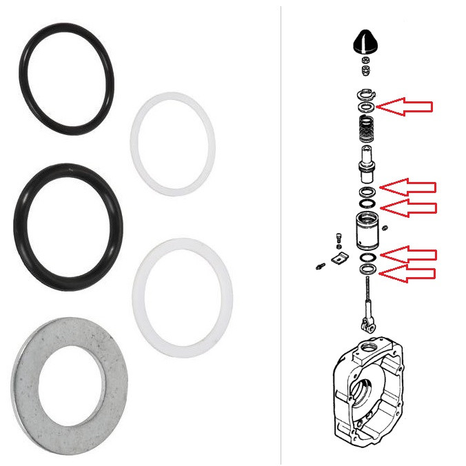 Case Brake Cylinder Resealing Kit | Broken Tractor