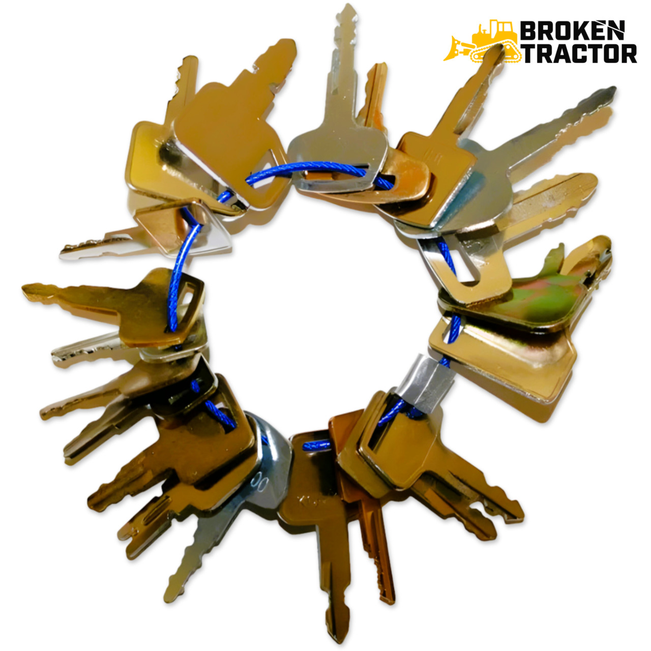 Multiple Key Set for Construction Equipment - 21 Keys | Brok