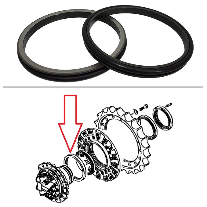 Travel Motor Gearbox Seal | Broken Tractor | FYB00000549