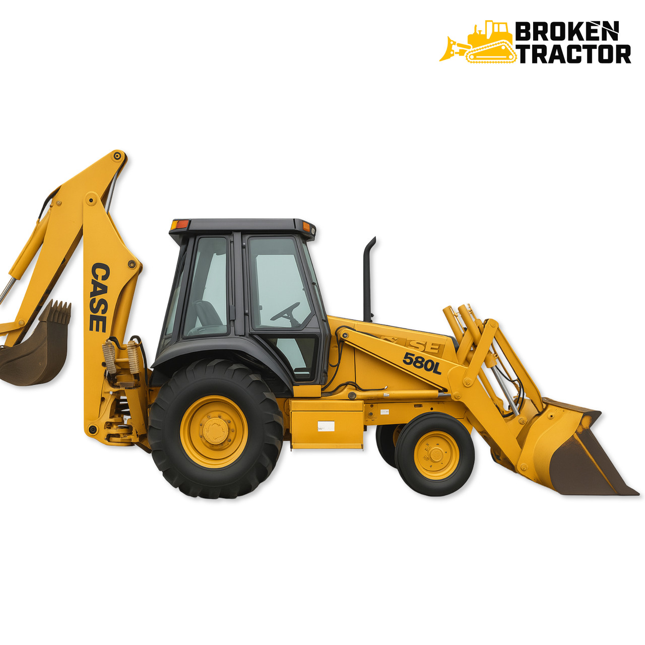 Case 580L Backhoe Information Page | Broken Tractor