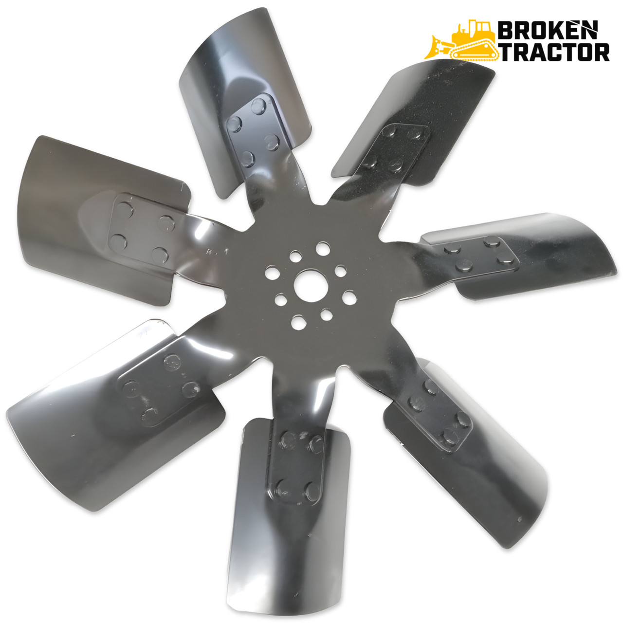 Case 7-Blade Suction Style Cooling Fan | Broken Tractor