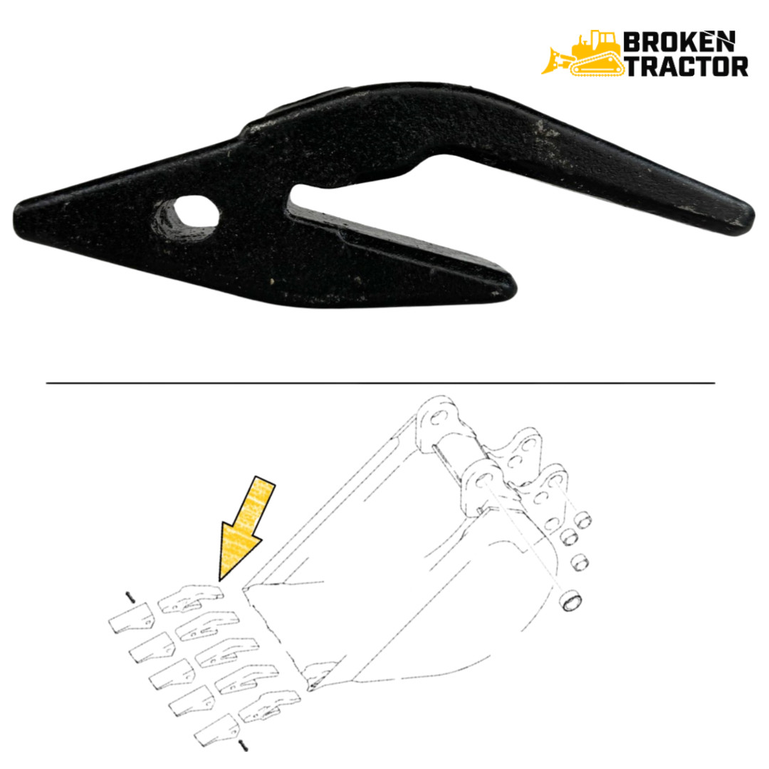 John Deere Weld-On Bucket Shank (for Mounting Tooth) | Broke