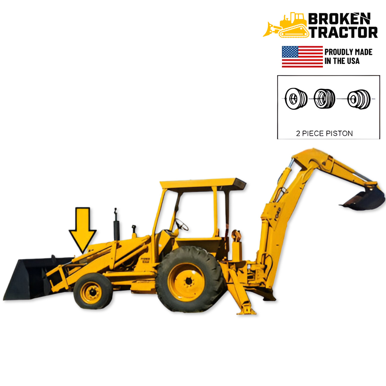 Loader Bucket Tilt Cylinder Seal Kit | Broken Tractor | 3099