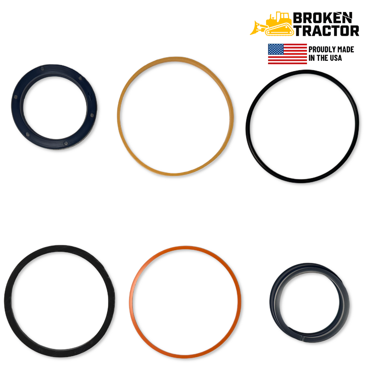 Loader Lift Cylinder Seal Kit | Broken Tractor | 85802567