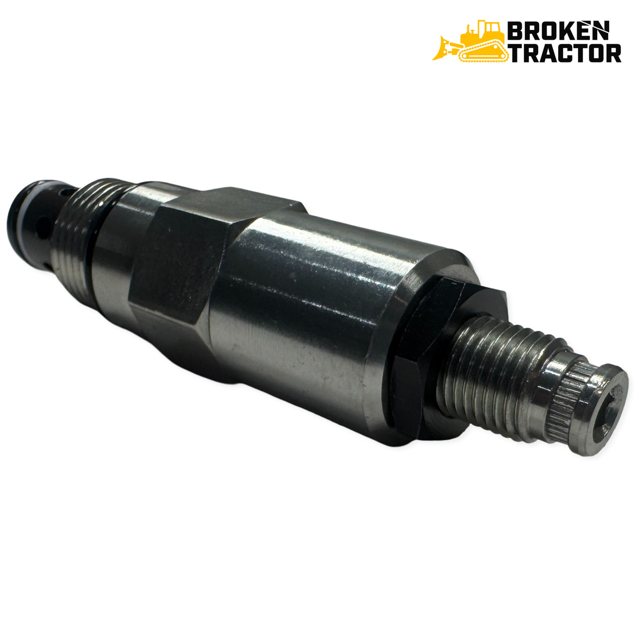 Case Hydraulic Pressure Relief Valve -- 129842A2 | Broken Tr