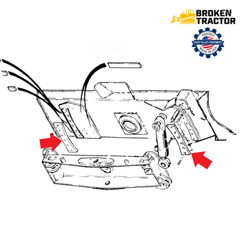 Case Dozer Blade Slide Plate | Broken Tractor